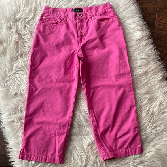 Lauren Ralph Lauren | Jeans | Lauren Ralph Lauren Hot Pink Capri Pants ...